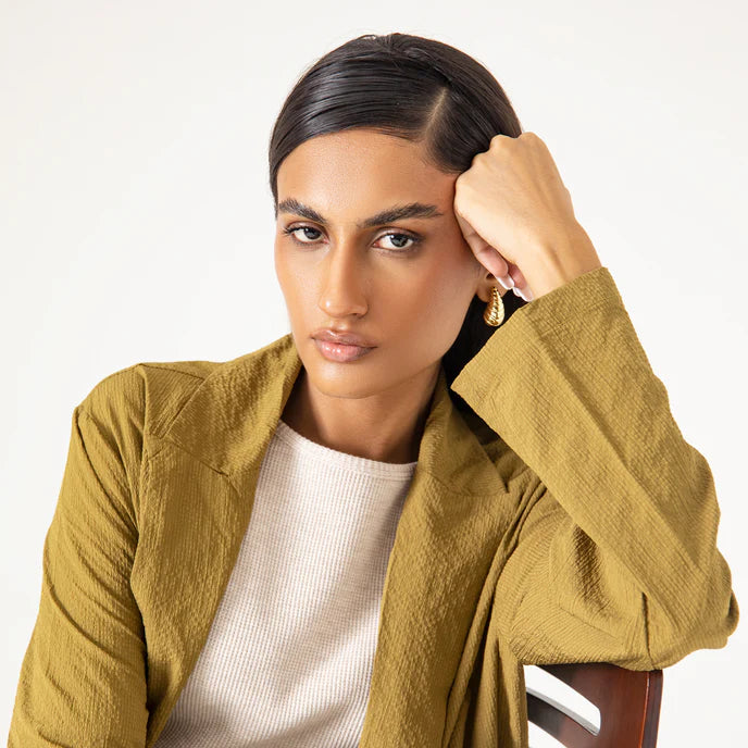 Tailored Textured Blazer – Naya Dour